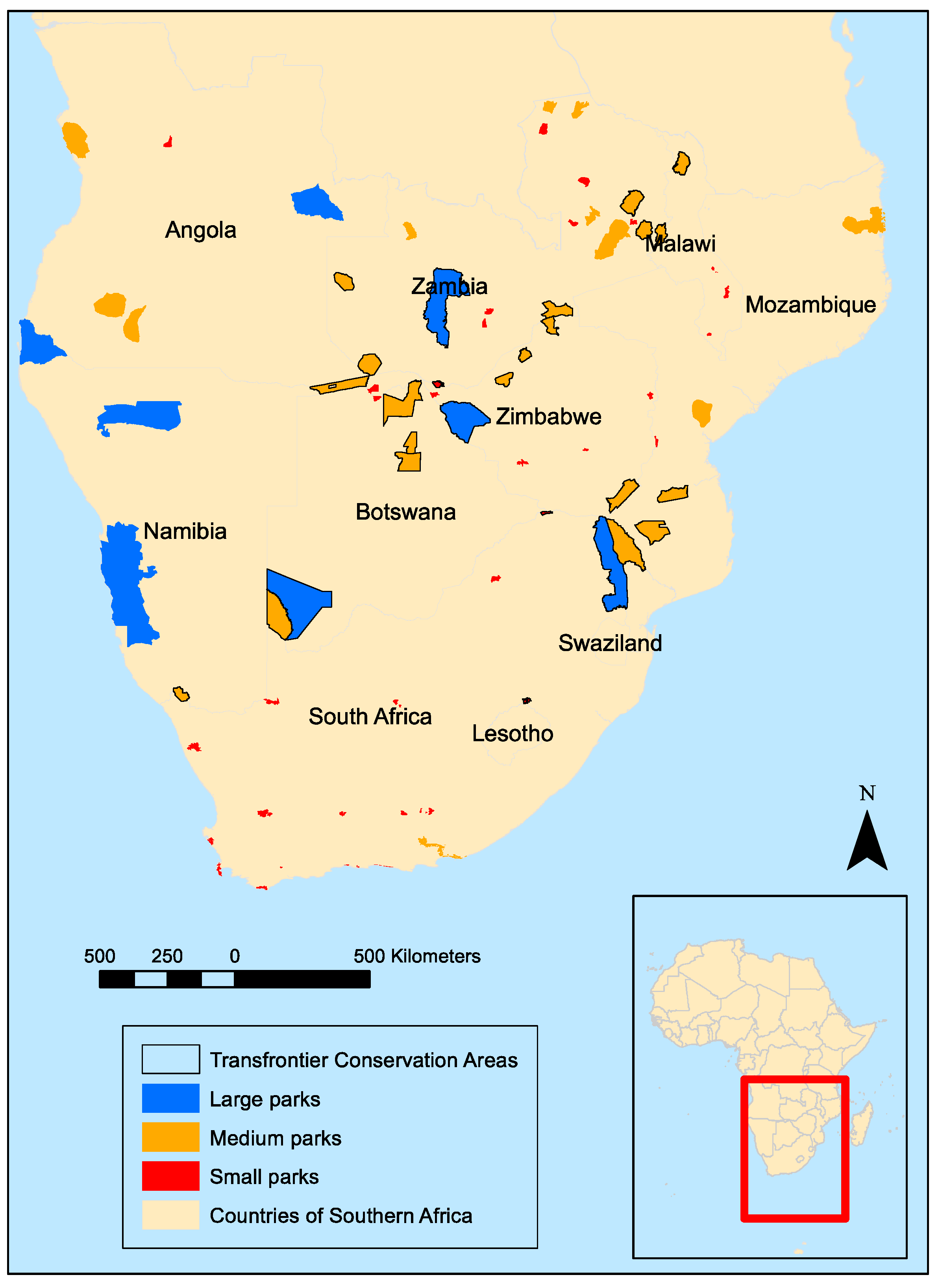 An Evaluation of Vegetation Health in and around Southern African ...