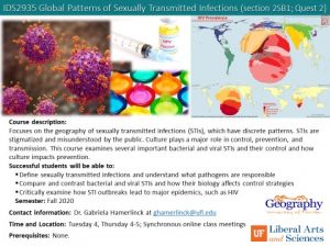 IDS2935 Global Patterns of STIs - Geography