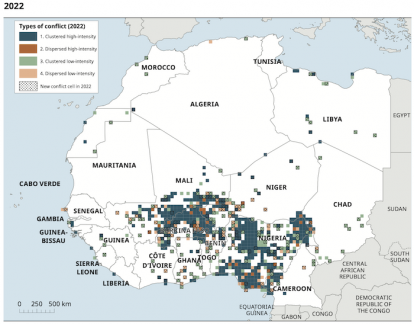 Identifying local conflict trends in North and West Africa - Geography
