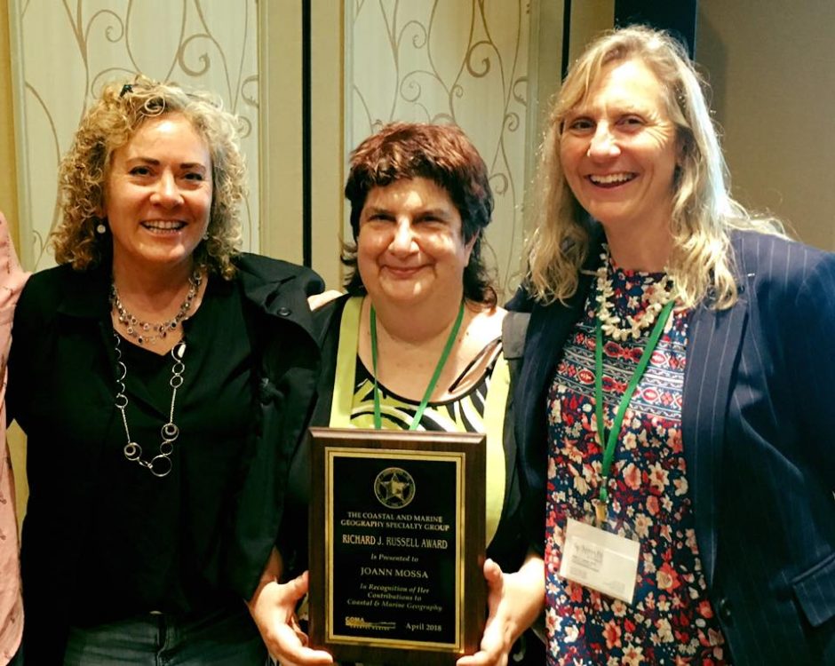 Dr. Joann Mossa receives R.J. Russell Award! - Geography