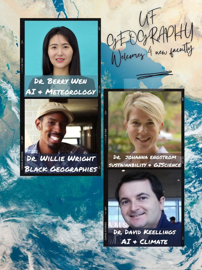 Welcome new GeoGator faculty! - Geography