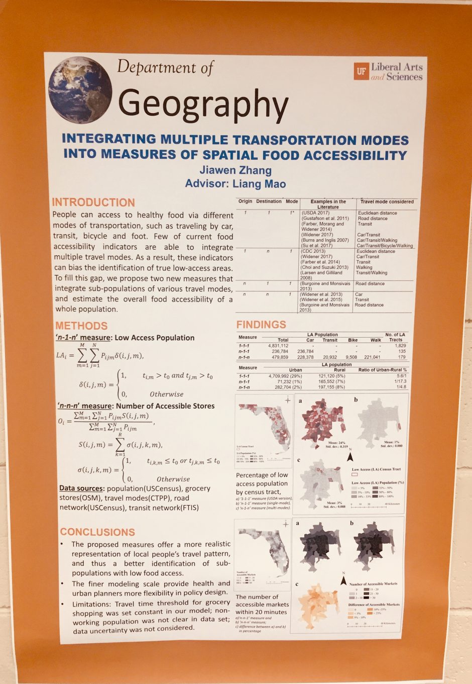 Graduate Student Poster Presentation - Geography