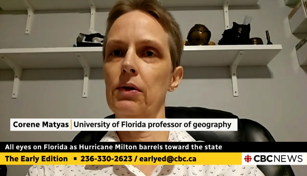 Hurricane Milton Updates - Geography