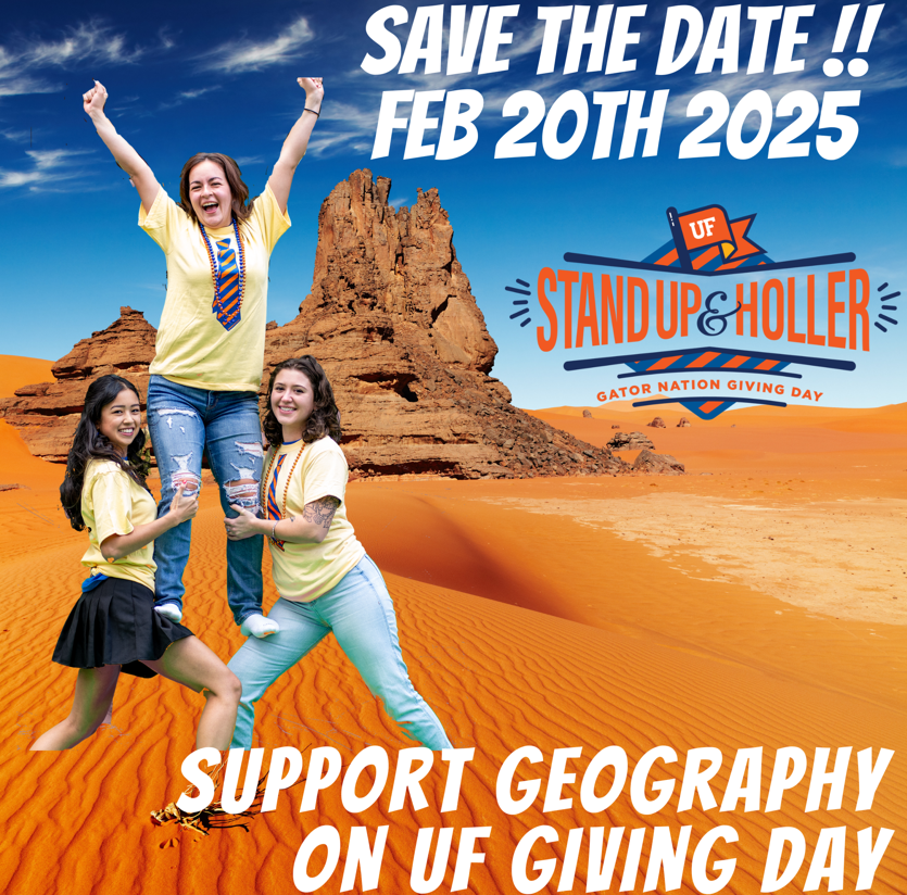 Support UF Geography on Giving Day - Geography